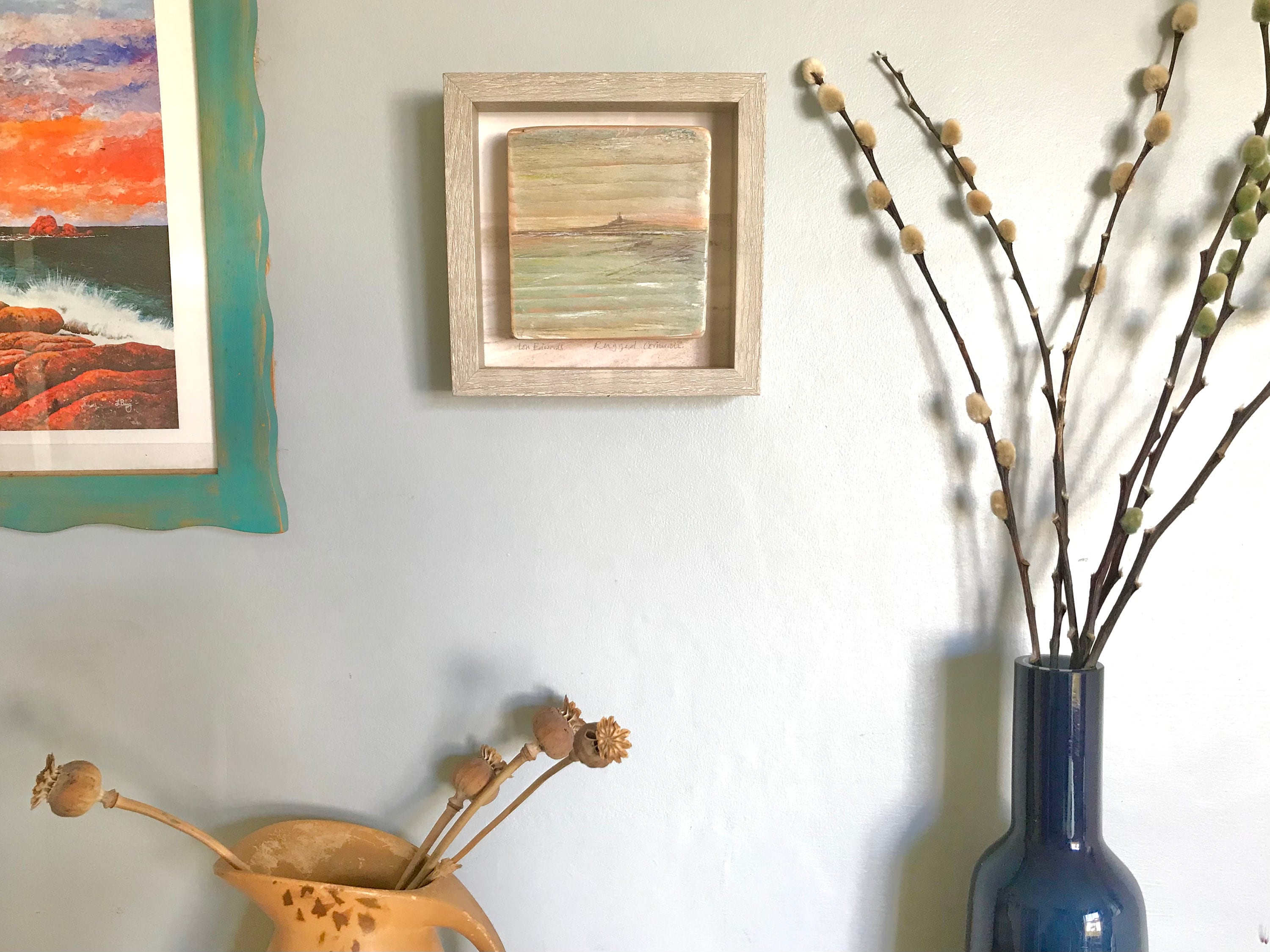 Cornish Abstract Painting, Rugged Cornwall, Original Art, Cornish Art ...