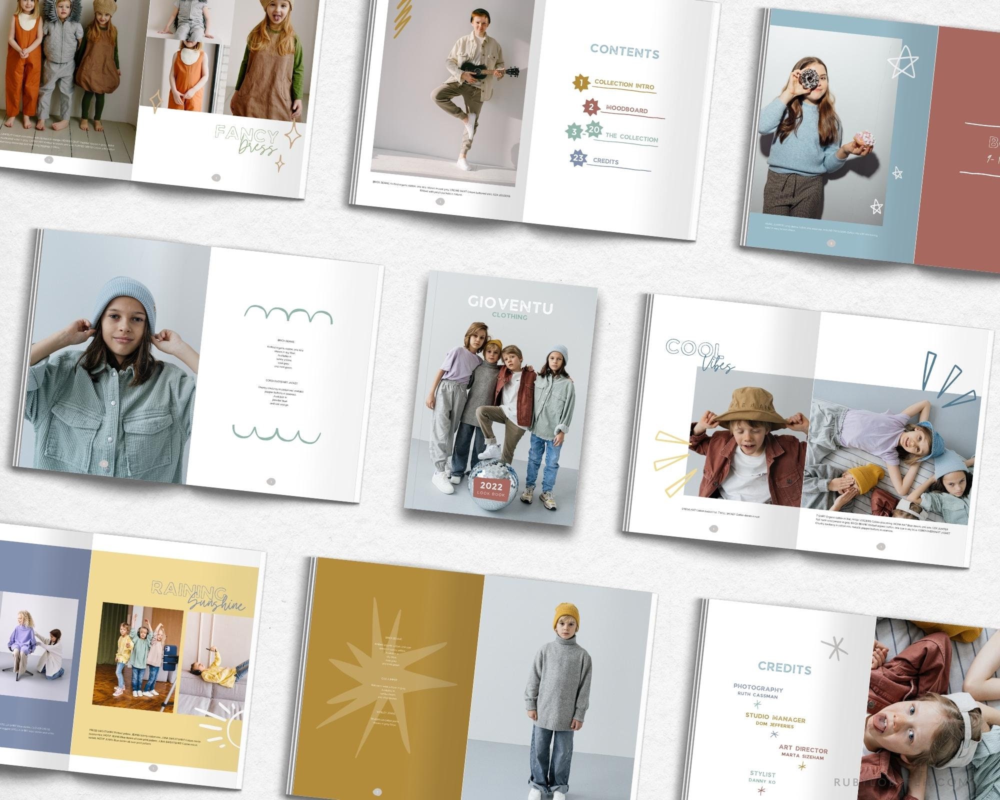 Fashion Lookbook Template, Canva Magazine Template, Fashion Catalog ...