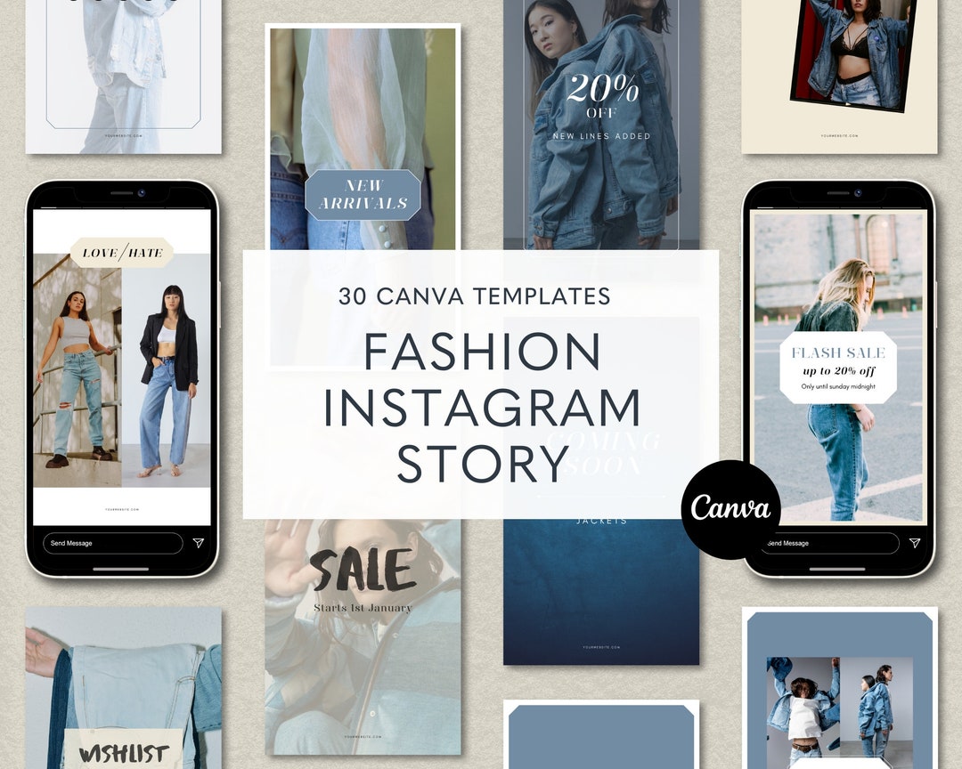 Fashion Instagram Template, Social Media Post, Clothing Instagram ...
