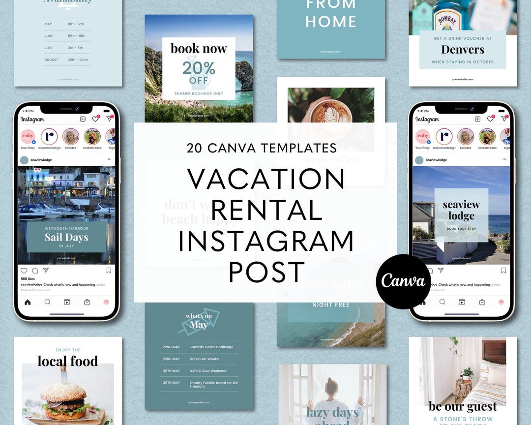 Airbnb Instagram Post, Social Media Templates Hotel, Superhost Air Bnb ...