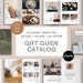 Gift Guide Template, Product Catalog, Canva Gift Guide, Lookbook ...