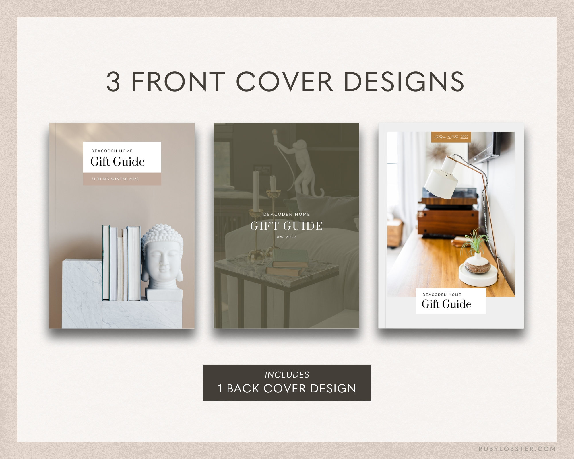 Gift Guide Template, Product Catalog, Canva Gift Guide, Lookbook ...