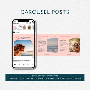 Pets Instagram Template, Instagram Dog Template, Pet Business Instagram ...
