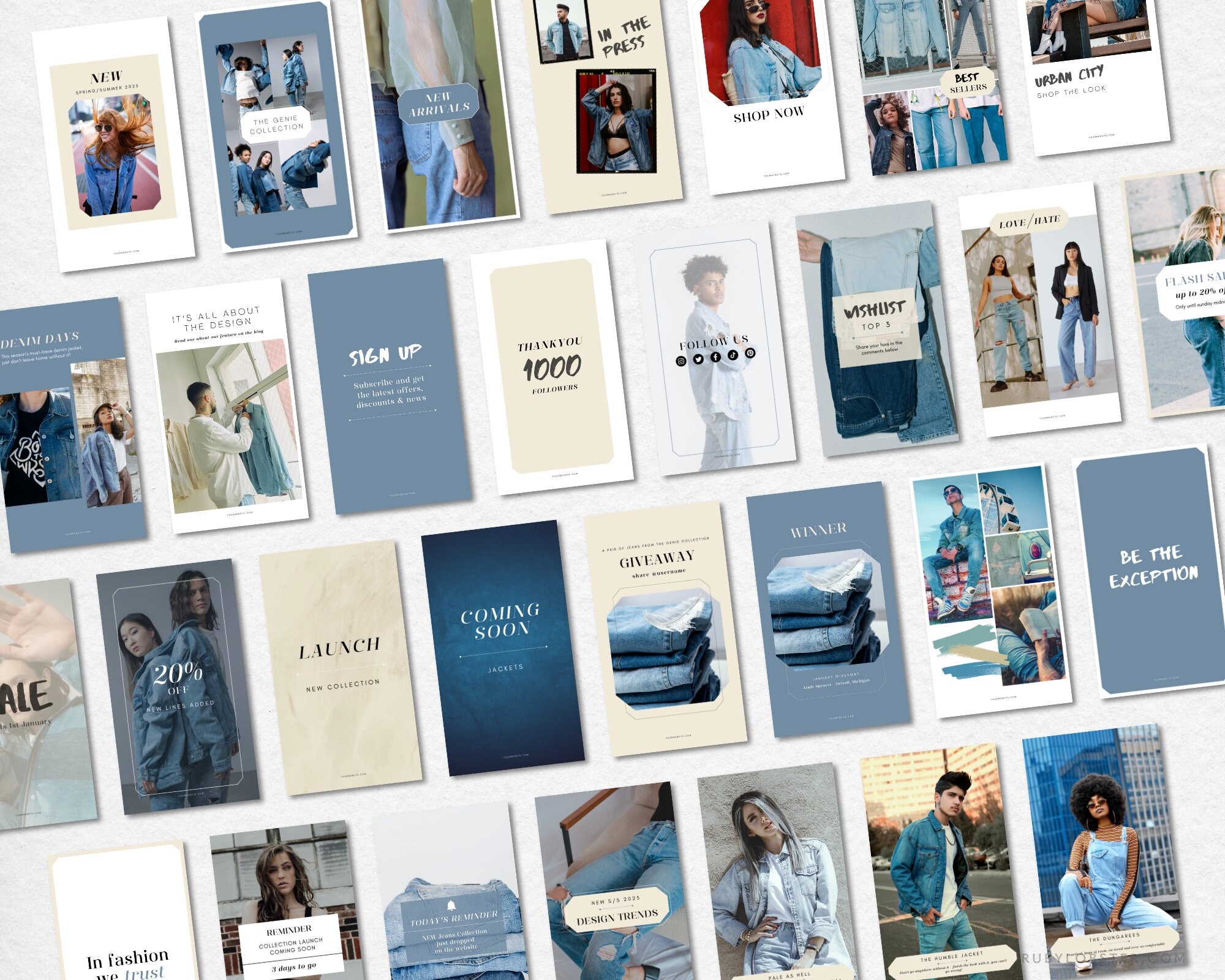 Fashion Instagram Template, Social Media Post, Clothing Instagram ...