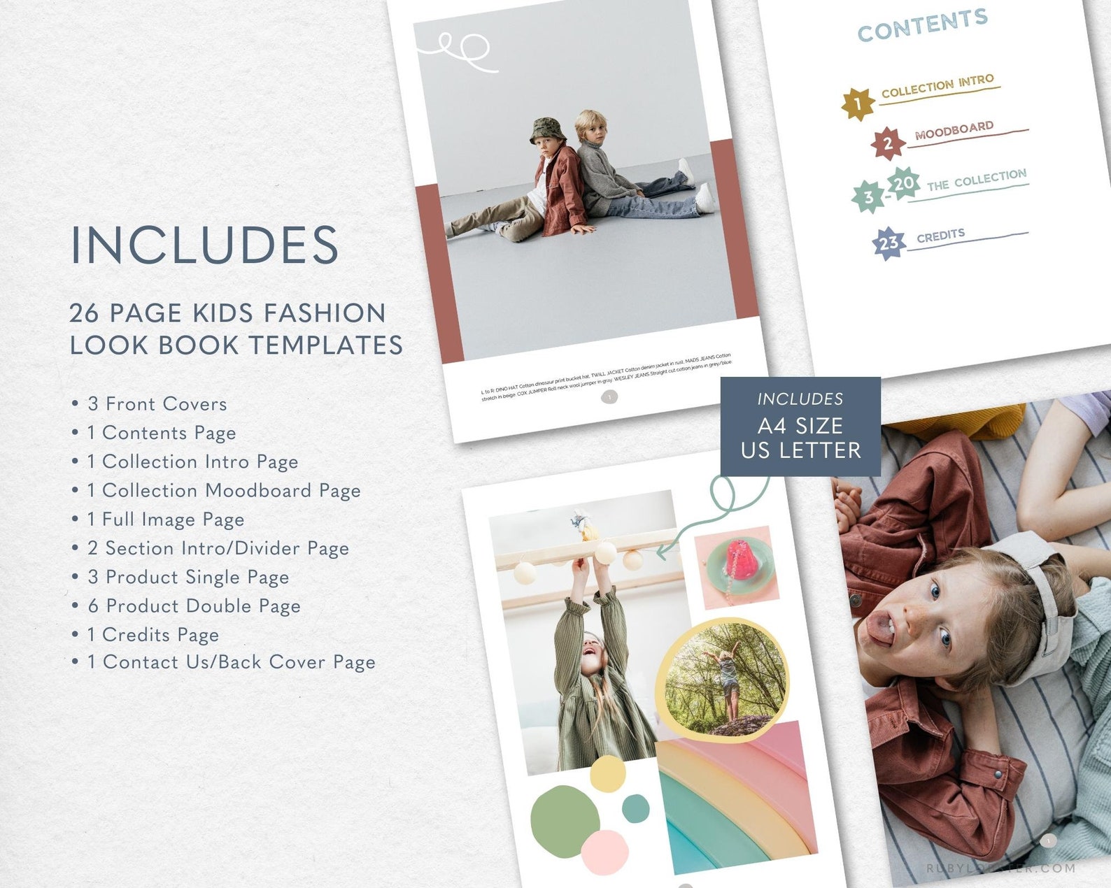 Fashion Lookbook Template, Canva Magazine Template, Fashion Catalog ...