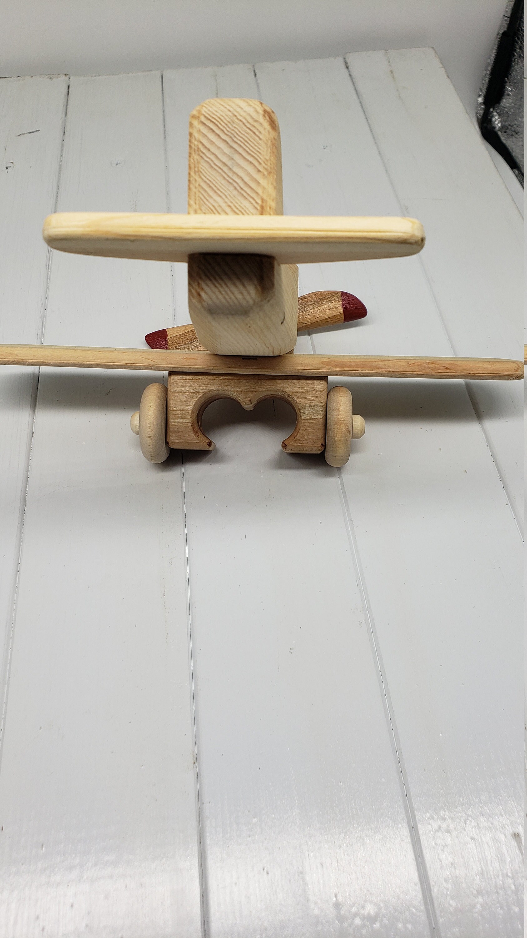 Wooden Single Wing Plane With Finger Holes 12mos to 7yrs - Etsy