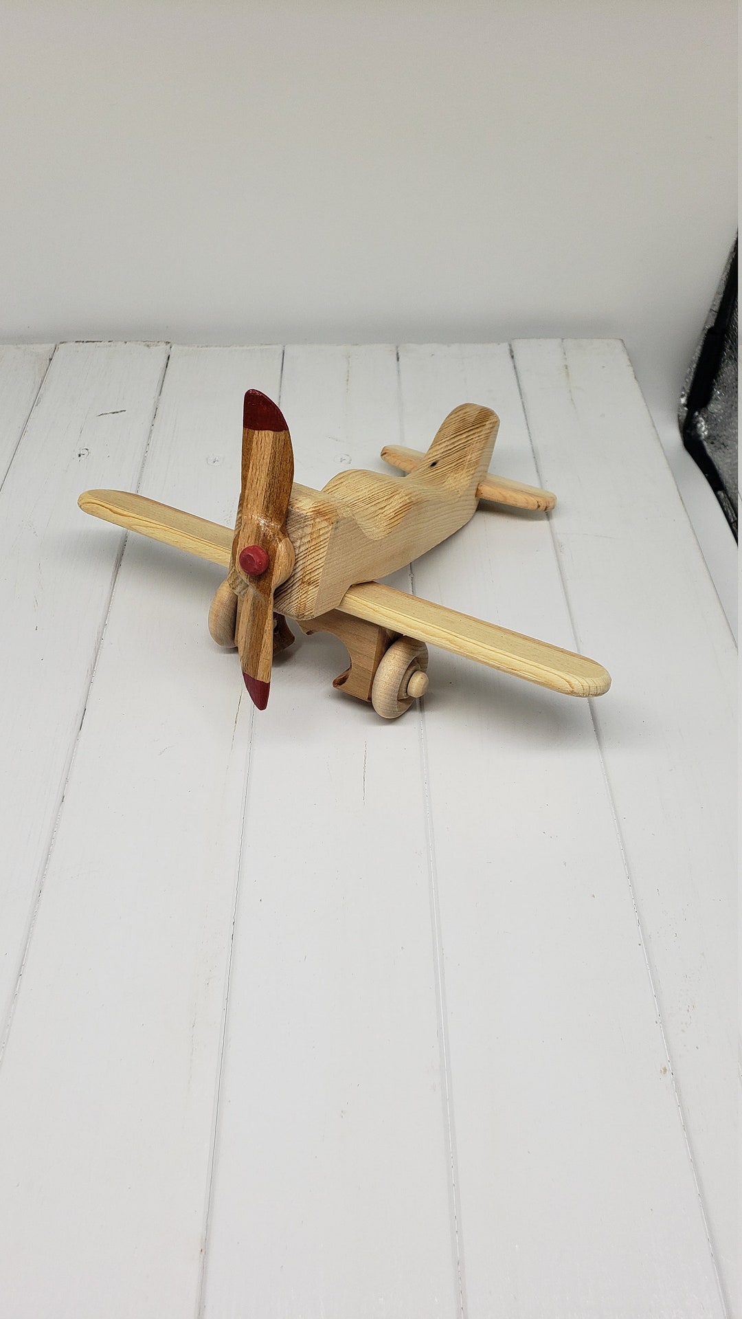Wooden Single Wing Plane With Finger Holes 12mos to 7yrs - Etsy