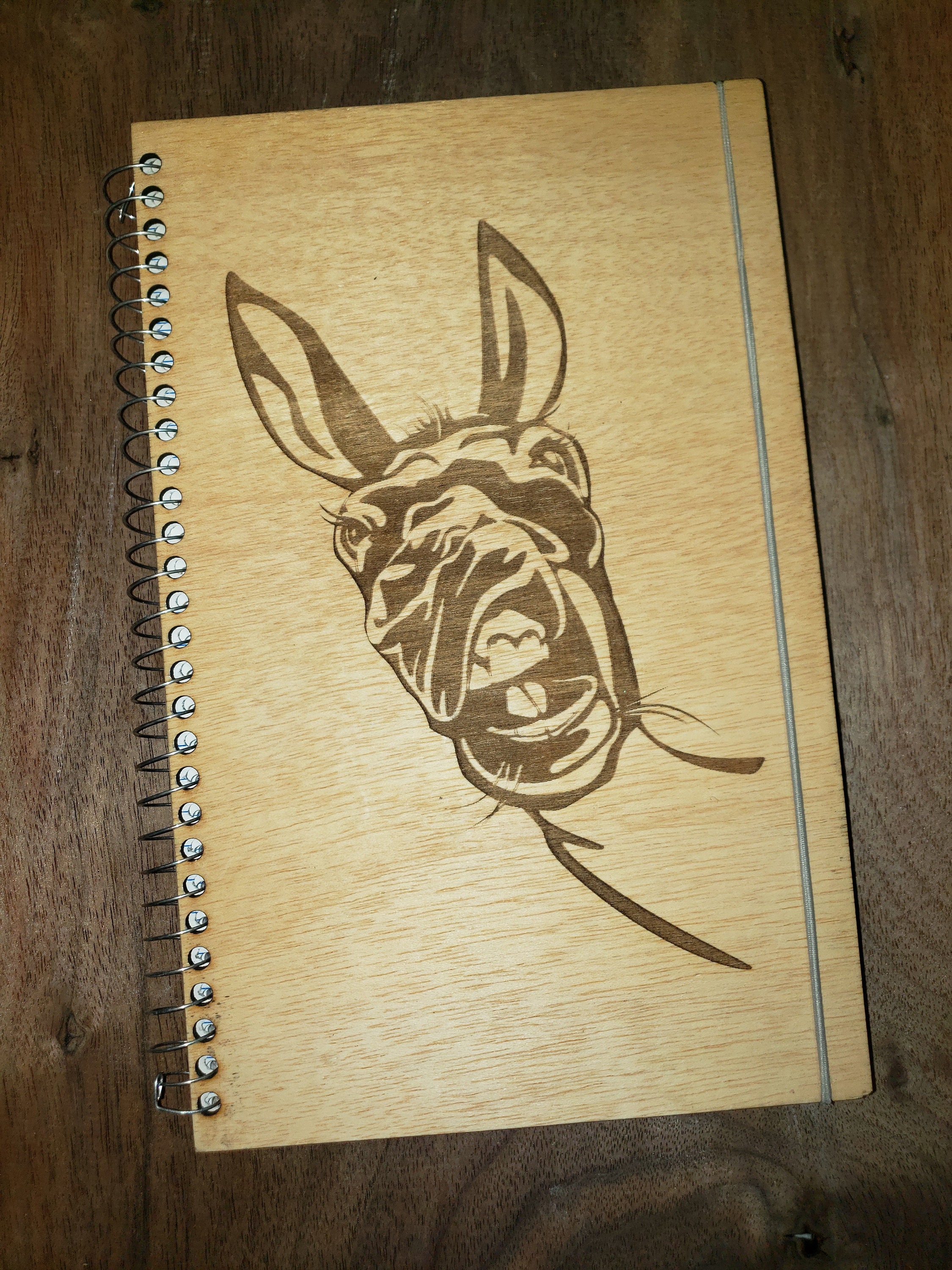 Goofy Donkey Lined Journal 6x9 Can Be Made Left | Etsy