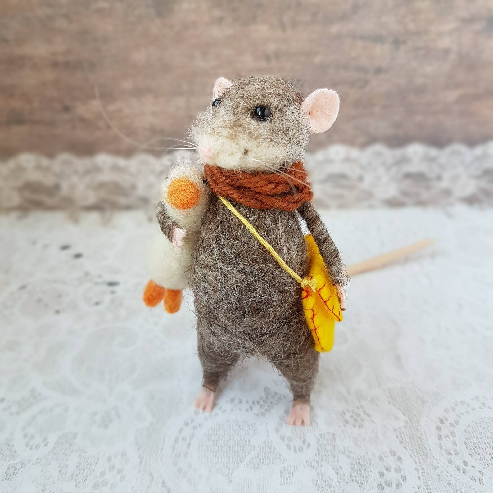 Needle Felted Mouse Needle Felted Animal Felted Animals - Etsy