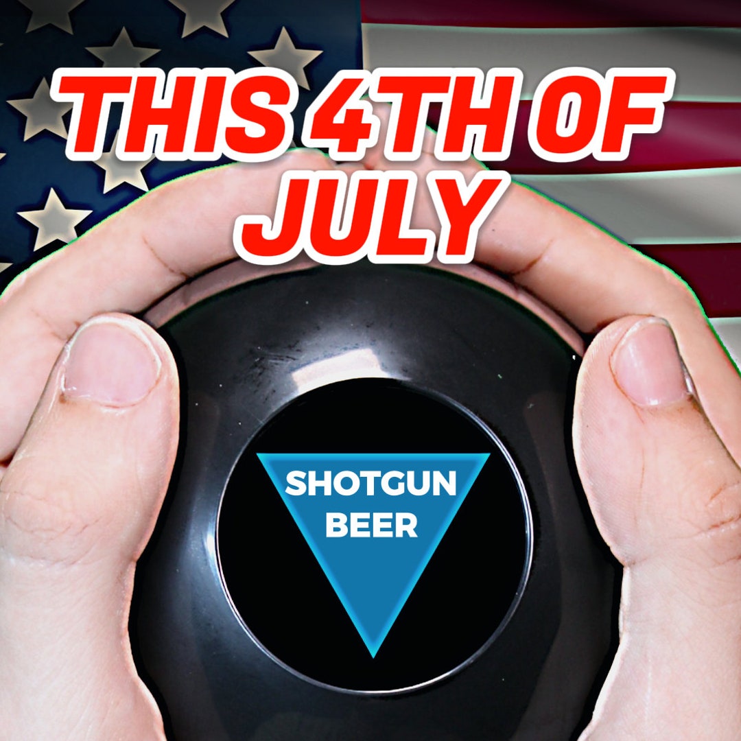 CUSTOM Magic 8 Ball 4th of July Drinking Game - Etsy