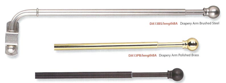 Swinging Door Extendable Drapery Arm - 60-110cm (23 2/3 - 43 1/3in) - Etsy