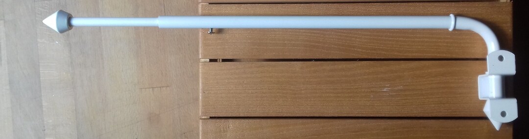 Extendable Window or Door Swinging White Drapery Arm - Etsy