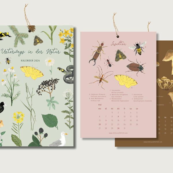 Nature Calendar - Etsy