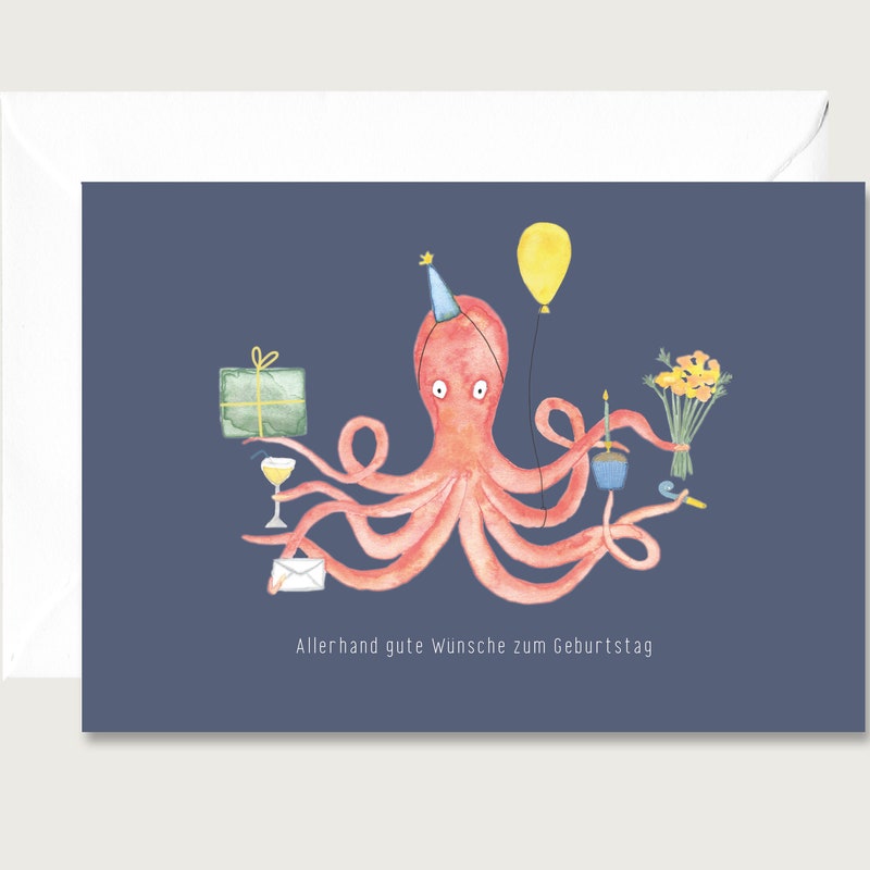 Octopus Birthday - Etsy