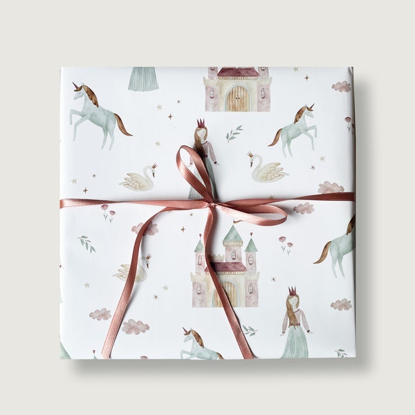 Castle Wrapping Paper - Etsy