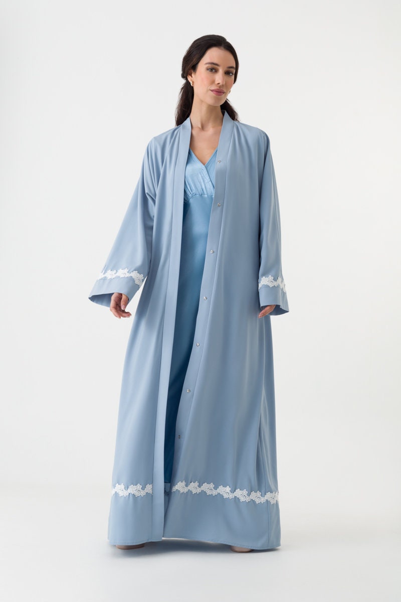 Light Blue Abaya Dress - Etsy