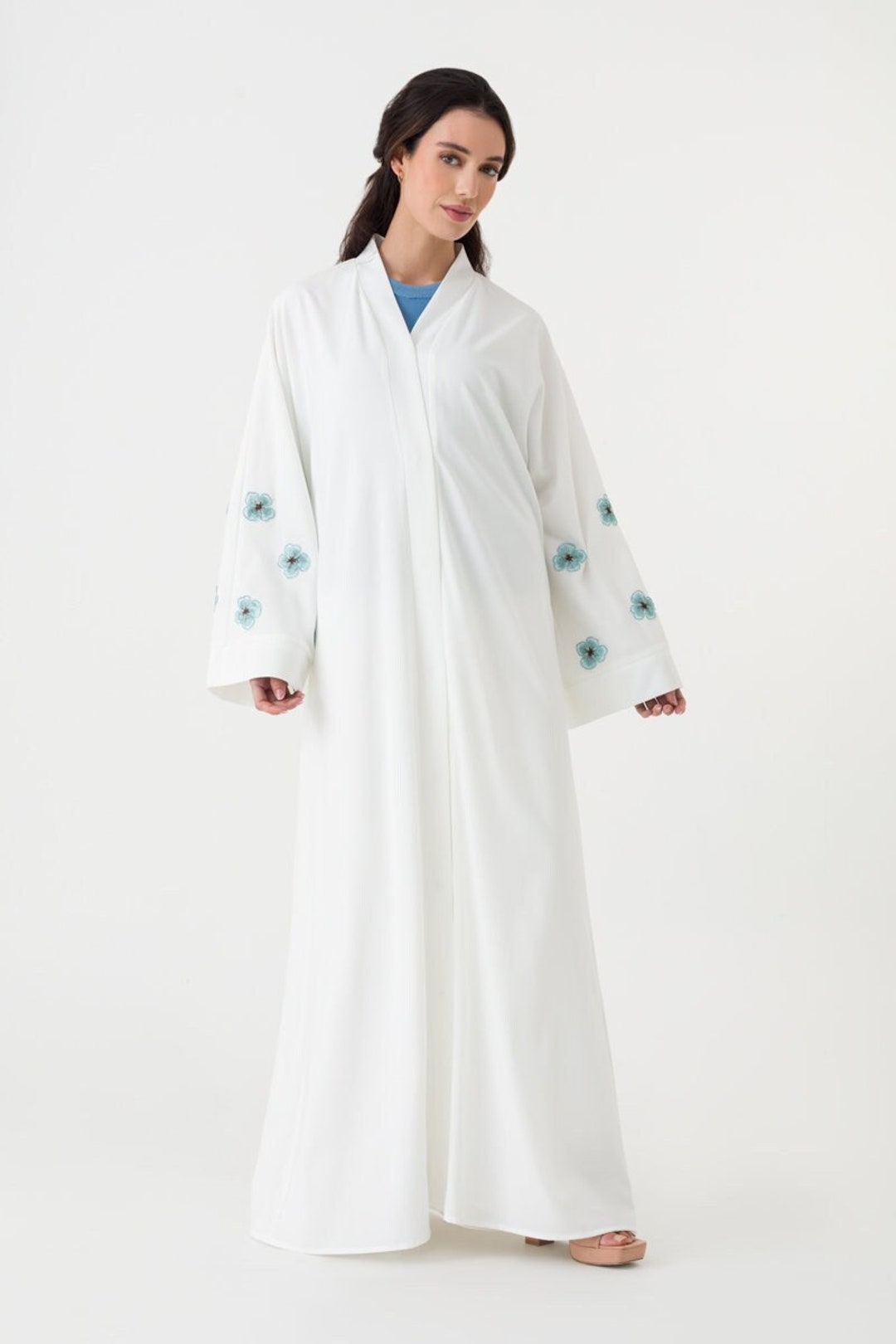 White Abaya Dress - Etsy