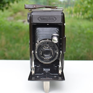 Zeiss Ikon : Simplex 511/2 Bakelite Art Deco Camera Nettar 6.3/10.5cm ...