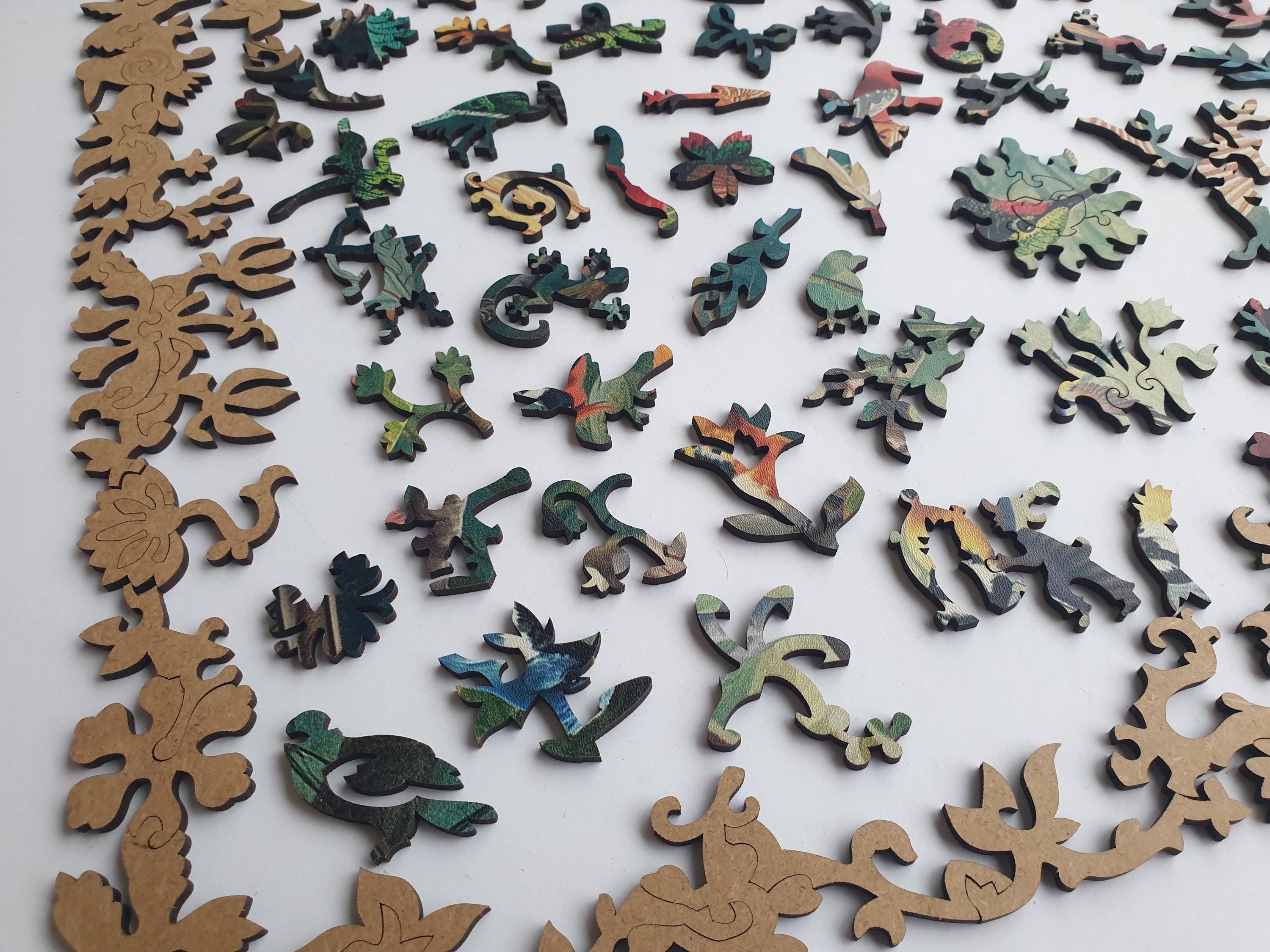 Wooden Jigsaw Puzzles for Adults - Colibri (250-500 Pieces) - Nature ...