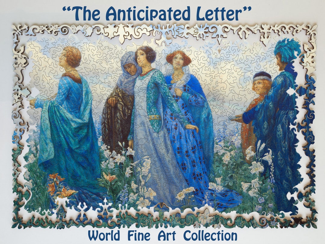 The Anticipated Letter - Wooden Jigsaw Puzzle for Adults by Harry ...