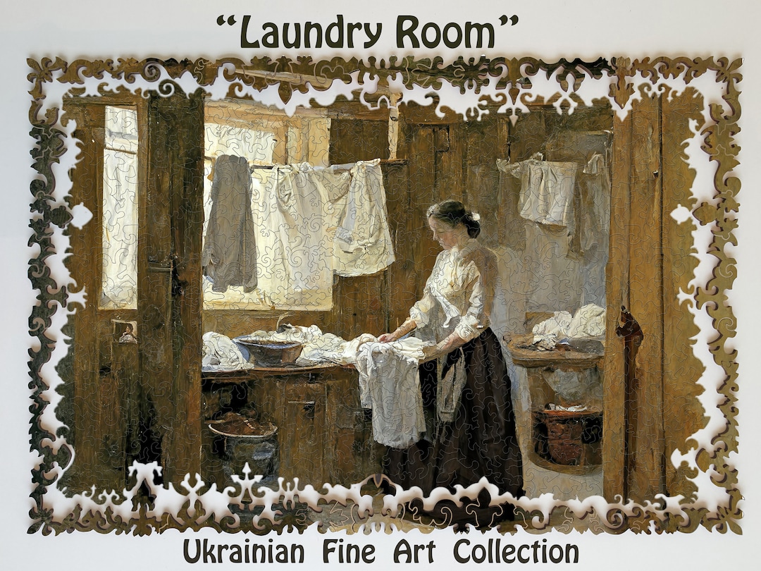 Laundry Room - Wooden Jigsaw Puzzle for Adults by Alexander Murashko ...