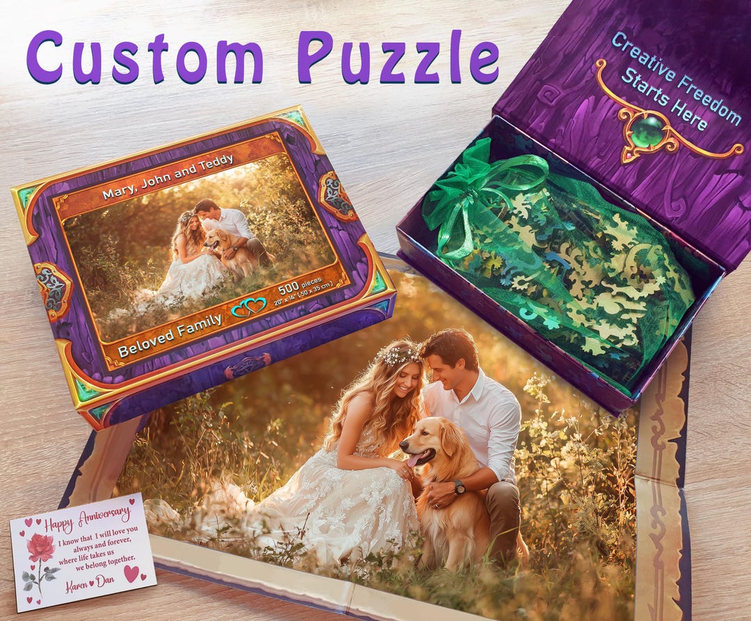Custom Wooden Jigsaw Puzzle for Adults and Kids From Your Photo ...