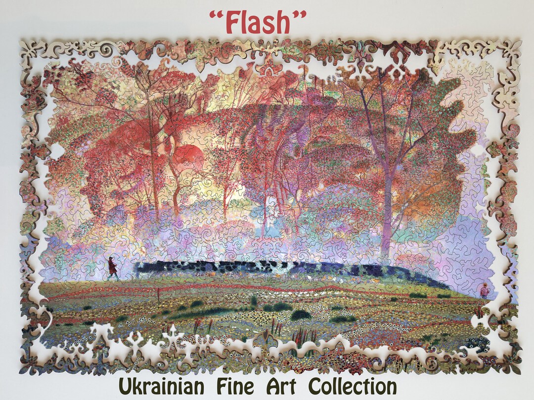 Flash - Wooden Jigsaw Puzzle for Adults by Victor Zaretsky ...