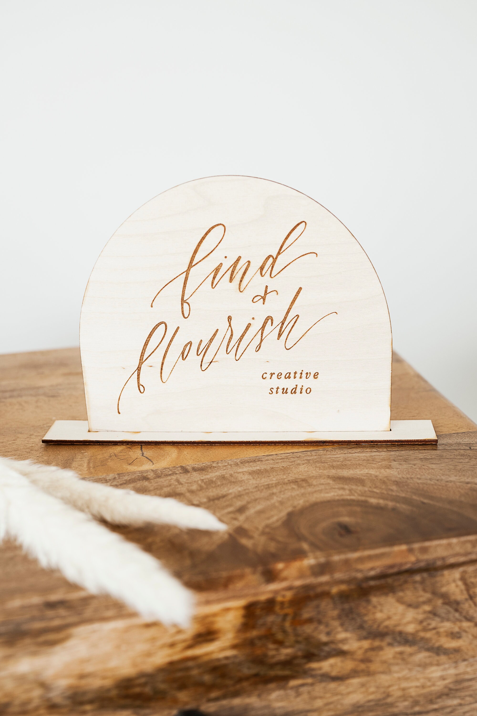 Custom Table Top Logo Sign Small Business Sign Pop up - Etsy