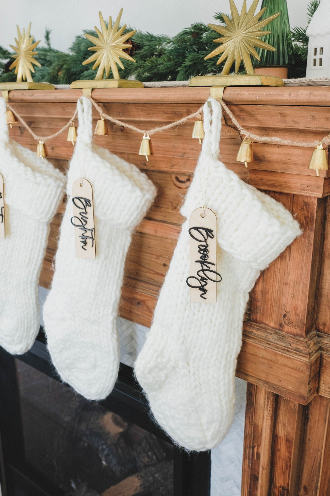 Personalized Stocking Tags, Custom Stocking Tags, Stocking Name Tags ...