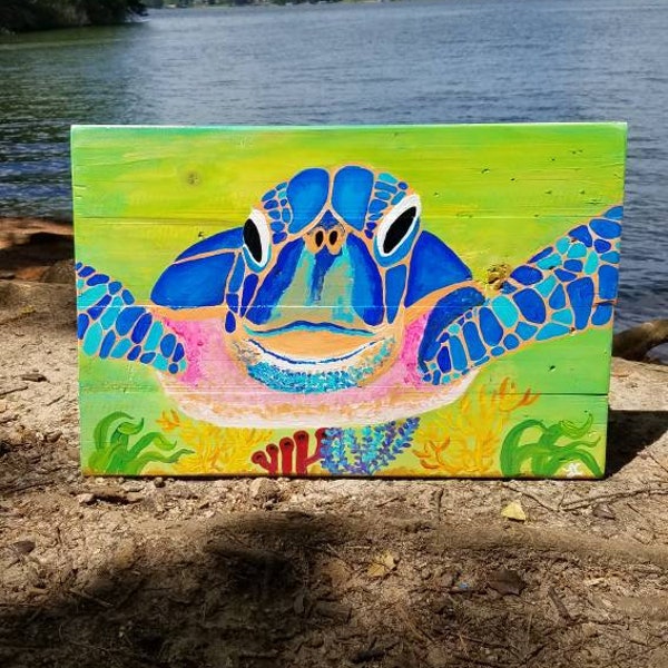Wood Turtle Sign - Etsy