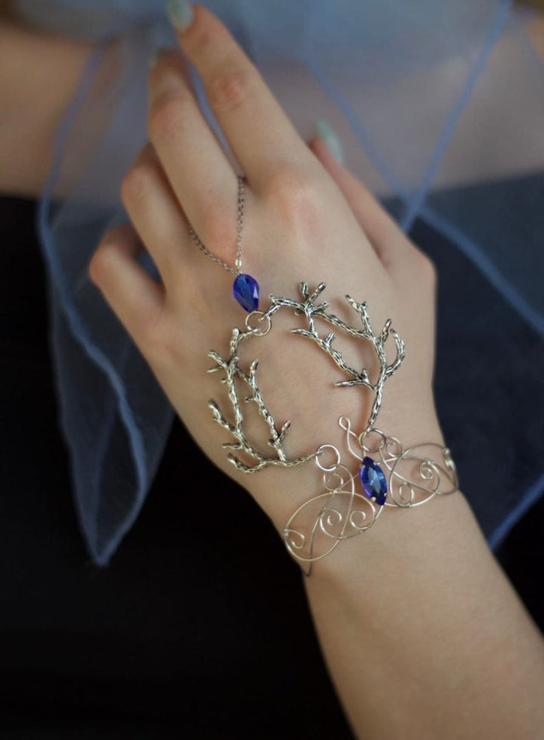 Elven Bracelet Elven Jewelry Ring Bracelet Bracelet Leaf - Etsy UK