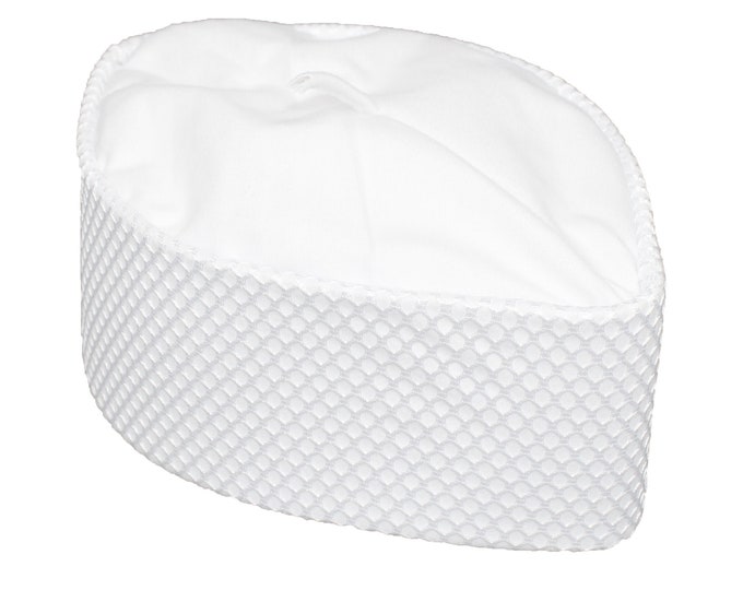 White Net Oga Faaji African Native Hat Foldable Velvet Hat - Etsy