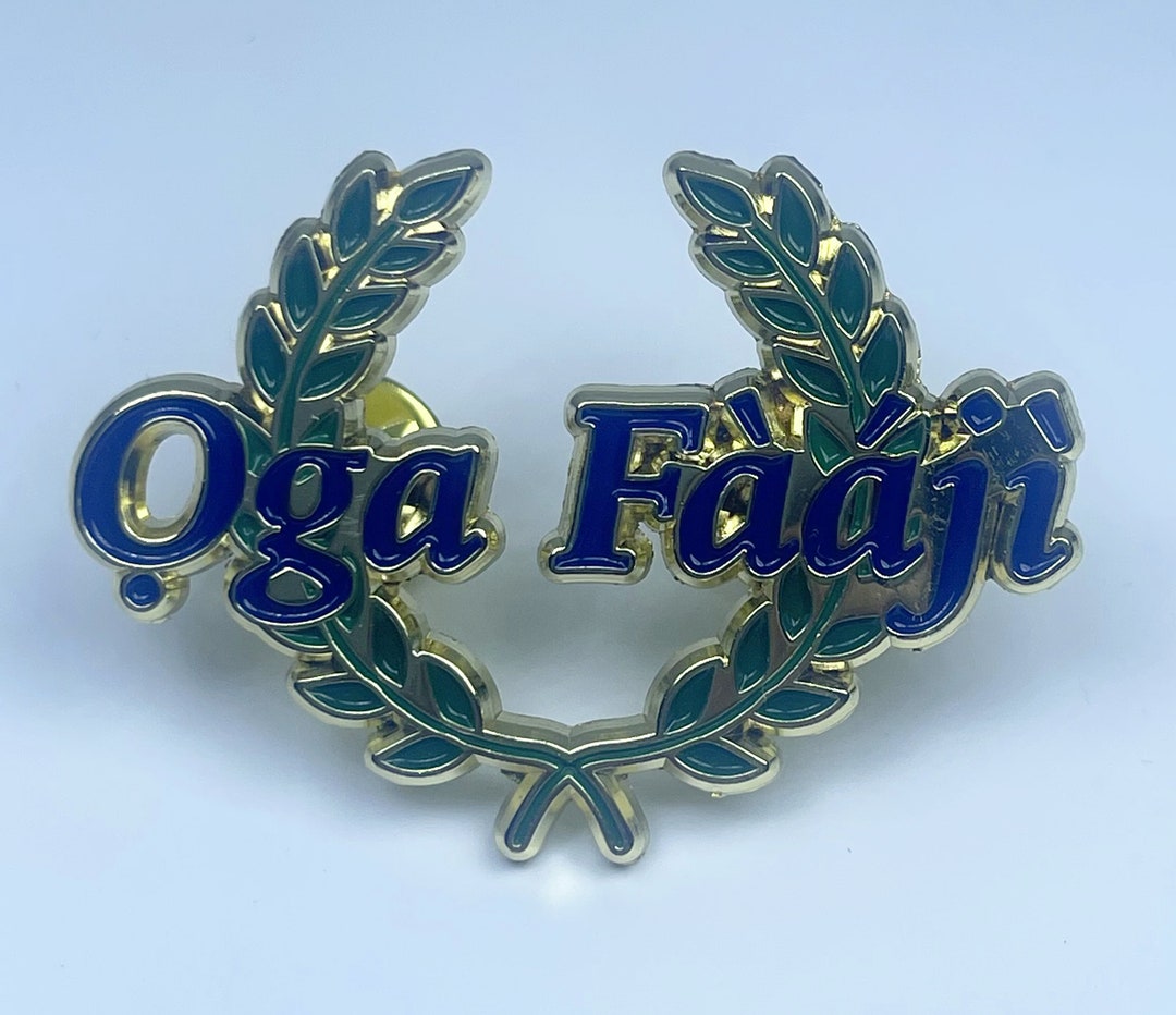 Oga Faaji Gold Brooch - Etsy