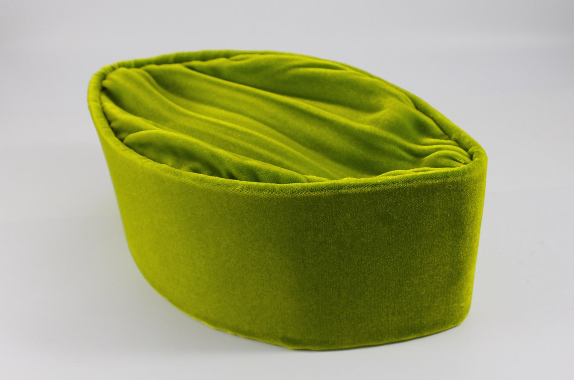 Lime Green Oga Faaji African Native Hat Foldable Velvet Hat | Etsy