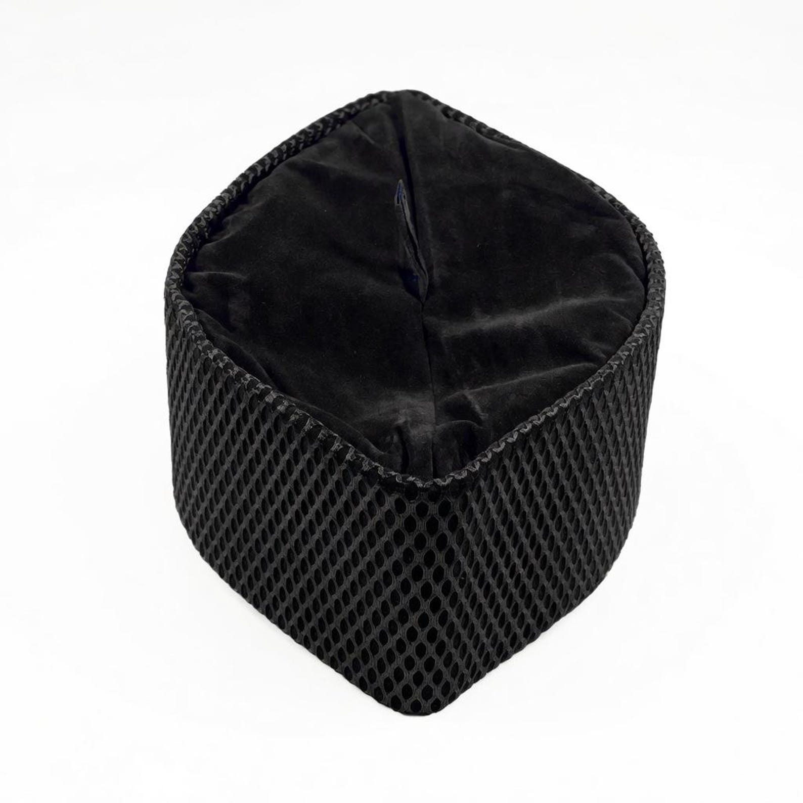 Black W/net Oga Faaji African Native Hat Foldable Velvet Hat - Etsy