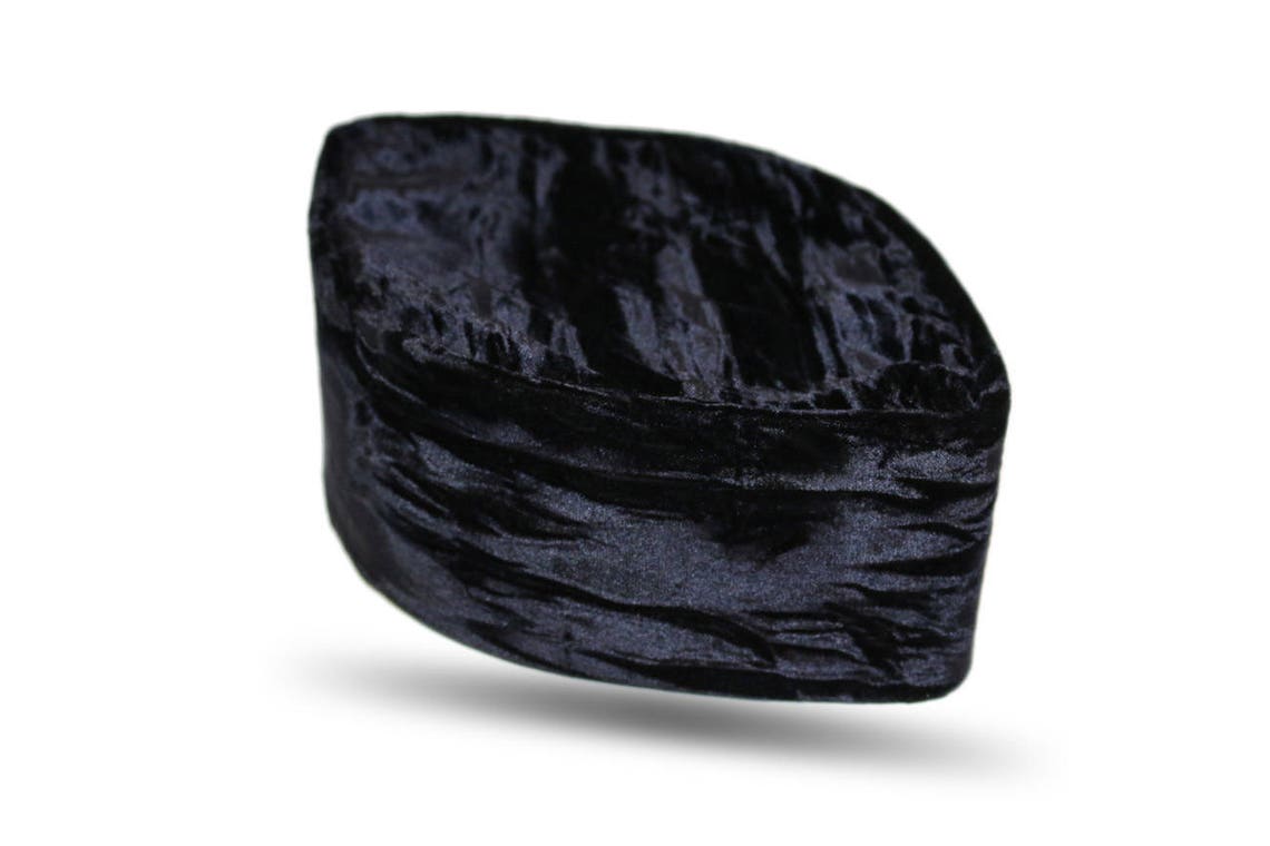 Black Wave Oga Faaji African Native Hat Foldable Velvet Hat - Etsy