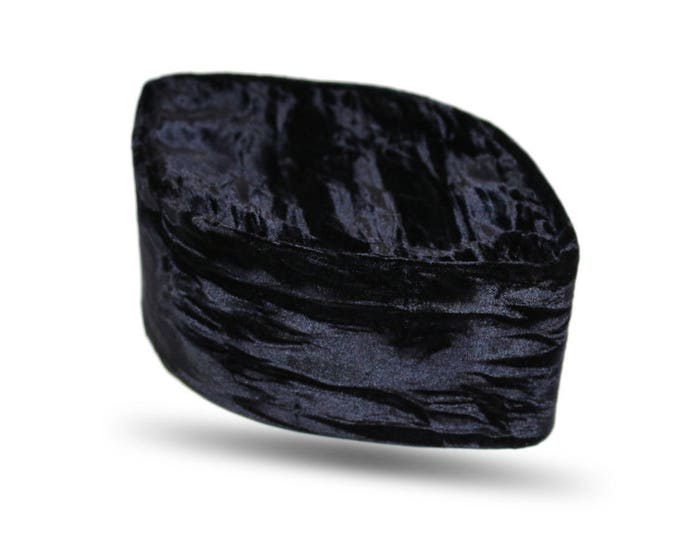 Black Wave Oga Faaji African Native Hat Foldable Velvet Hat | Etsy