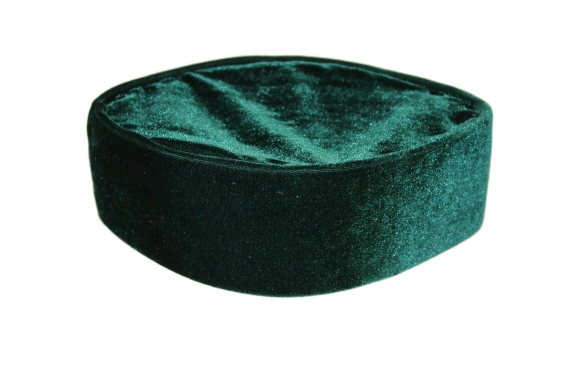 Green Oga Faaji African Native Hat Foldable Velvet Hat | Etsy