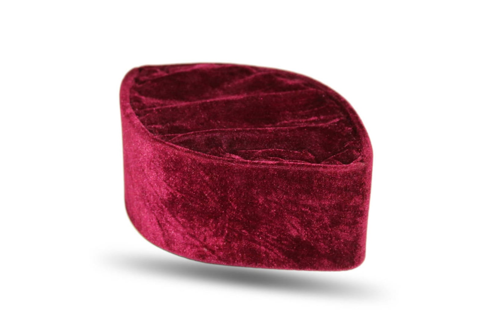 Burgundy Oga Faaji African Native Hat Foldable Velvet Hat | Etsy