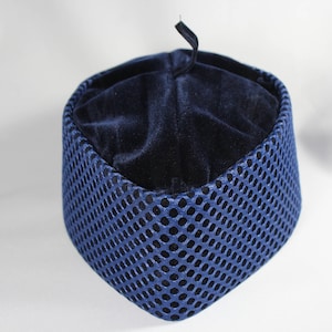 Navy Blue Oga Faaji African Native Hat Foldable Velvet Cap African Kufi ...