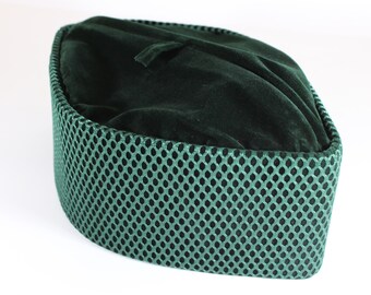 Green Oga Faaji African Native Hat Foldable Velvet Hat - Etsy