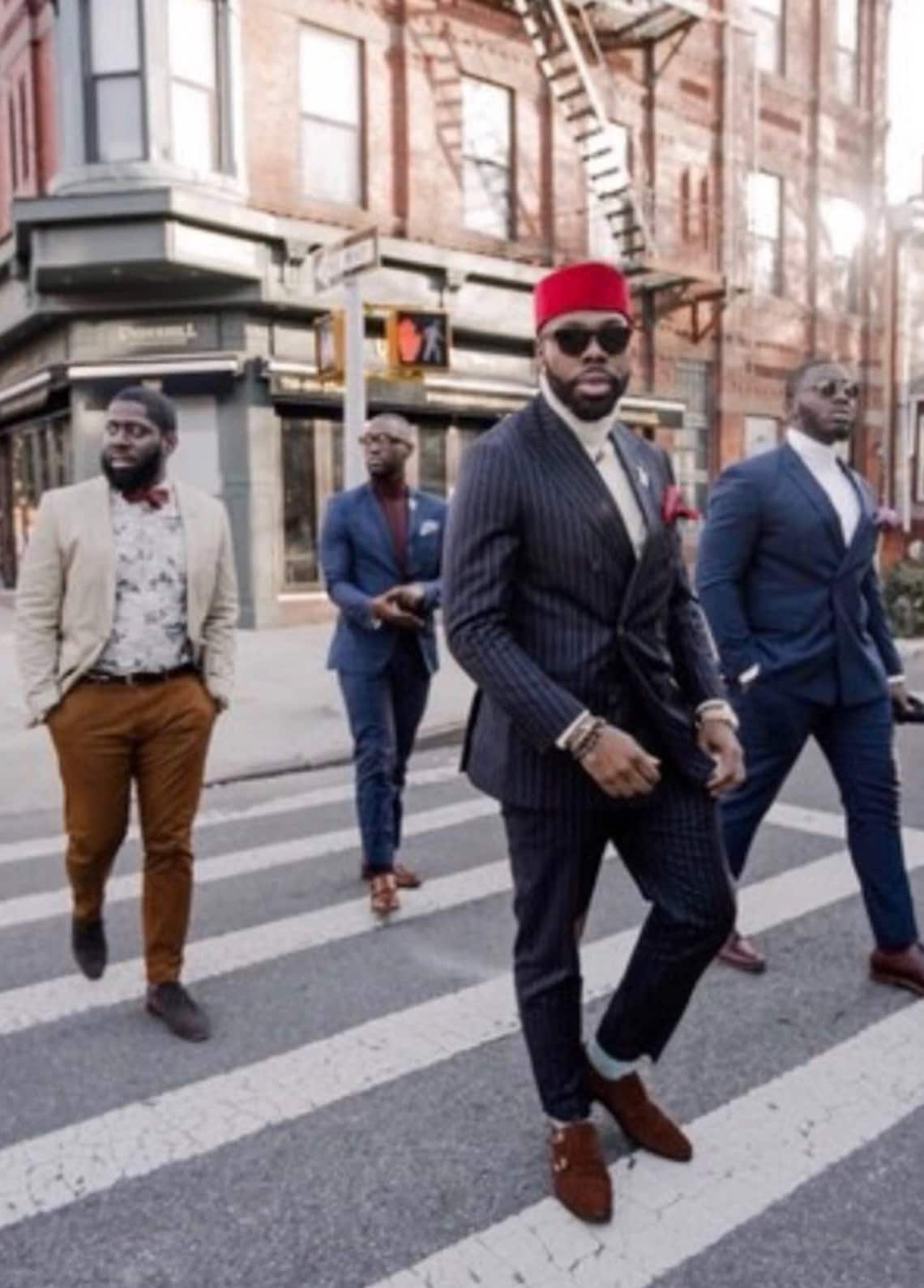 Red Oga Faaji African Native Hat Foldable Velvet Hat Kente - Etsy