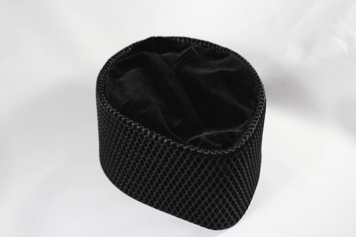 Black W/net Oga Faaji African Native Hat Foldable Velvet Hat - Etsy