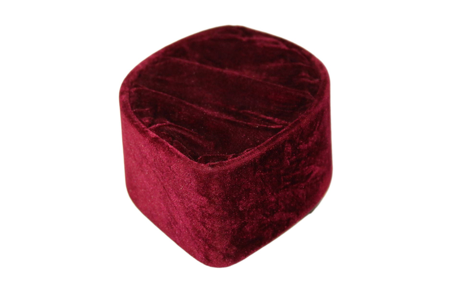 Burgundy Oga Faaji African Native Hat Foldable Velvet Hat | Etsy