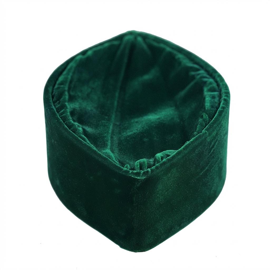 Green Oga Faaji African Native Hat Foldable Velvet Hat - Etsy