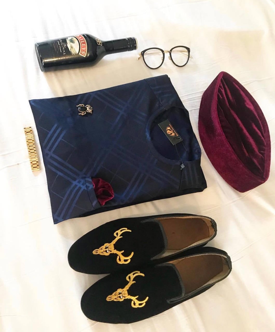 Burgundy Oga Faaji African Native Hat Foldable Velvet Hat | Etsy