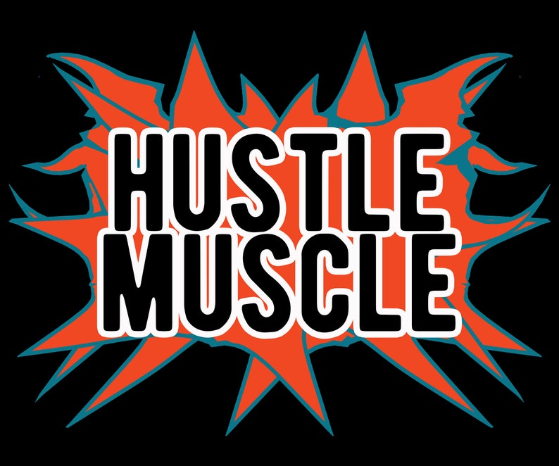 HUSTLE MUSCLE Digital Print - Etsy