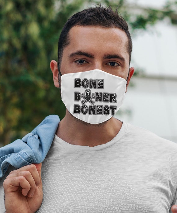 Bone Boner Bonest Face Mask Cloth Covering | Etsy