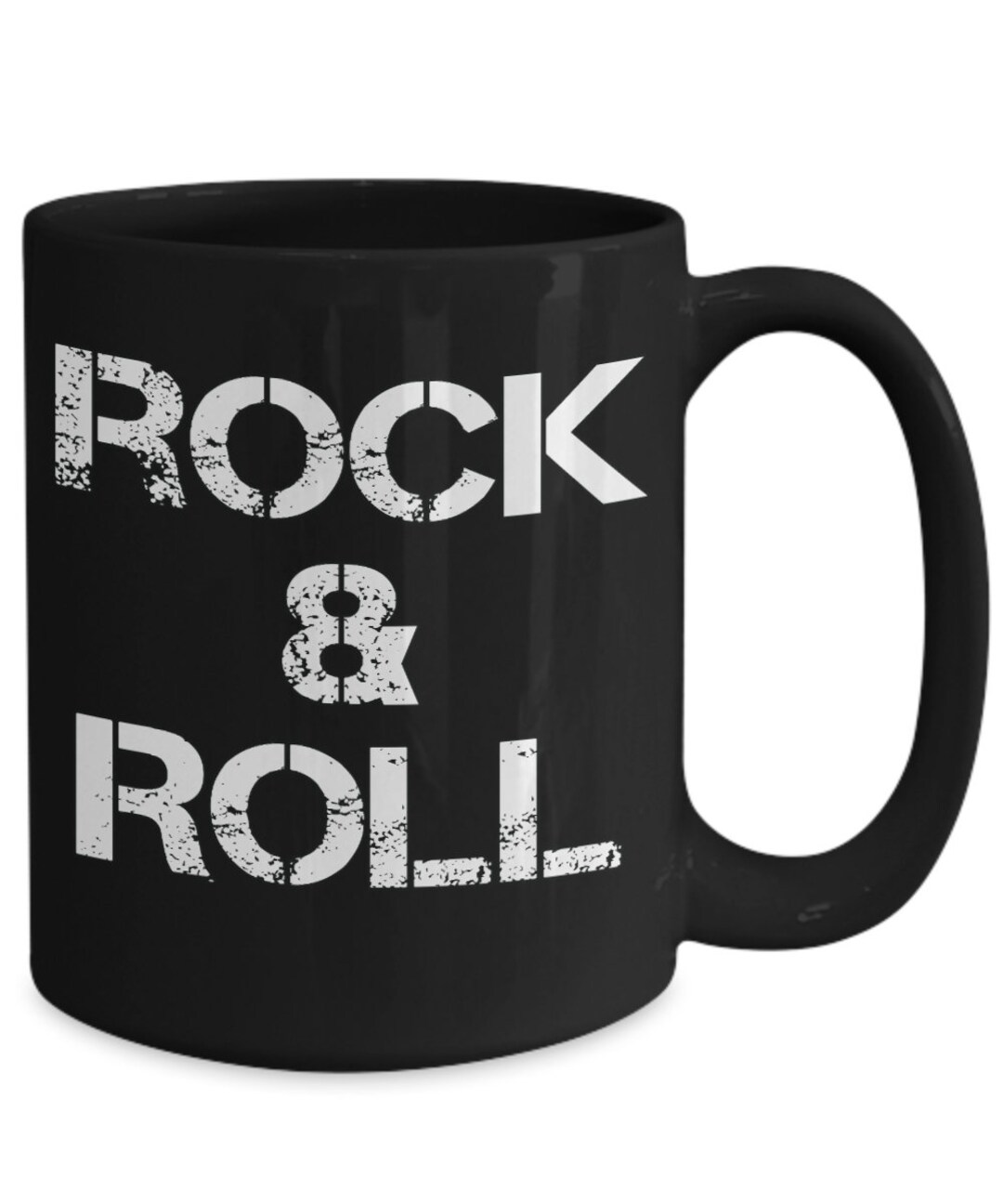 Rock and Roll schwarze Kaffeetasse Kaffee Java heiße kalte Getränke heiß Kaltgetränk schwarz ...