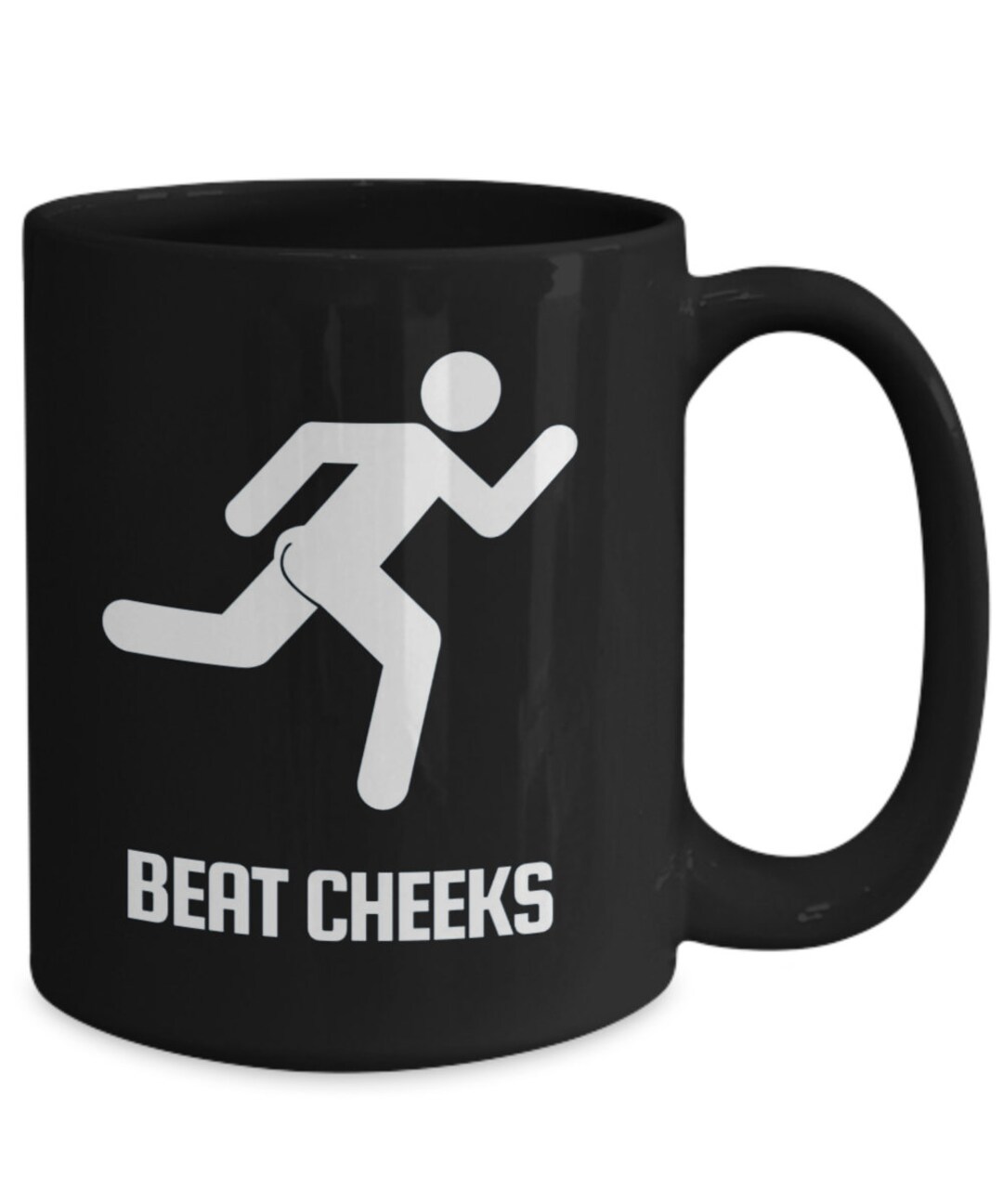 Beat Cheeks Mug Coffee Java Hot Cold Drinks Hot Cold Drink Black White ...